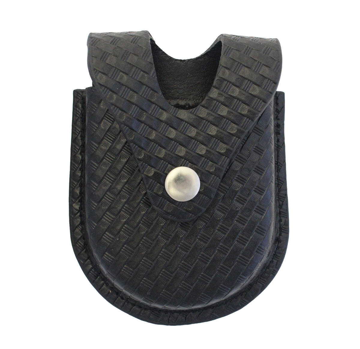 Embrassed Synthetic Leather Handcuff Holder WIth Visible NIckle Snap ...