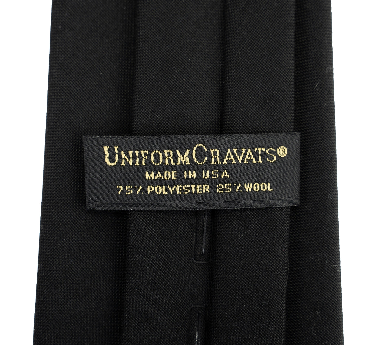 Uniform Cravats Poly Wool Black Clip on Tie – Uniform Warehouse ...