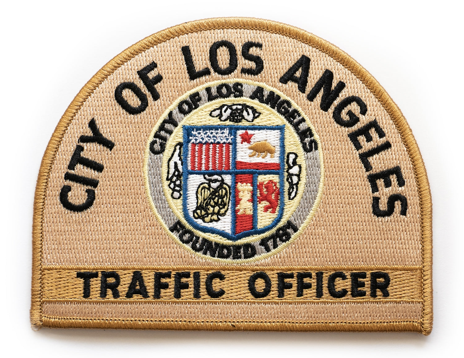 City of Los Angeles Traffic Officer Patch (4.75" x 3.75") – Uniform ...