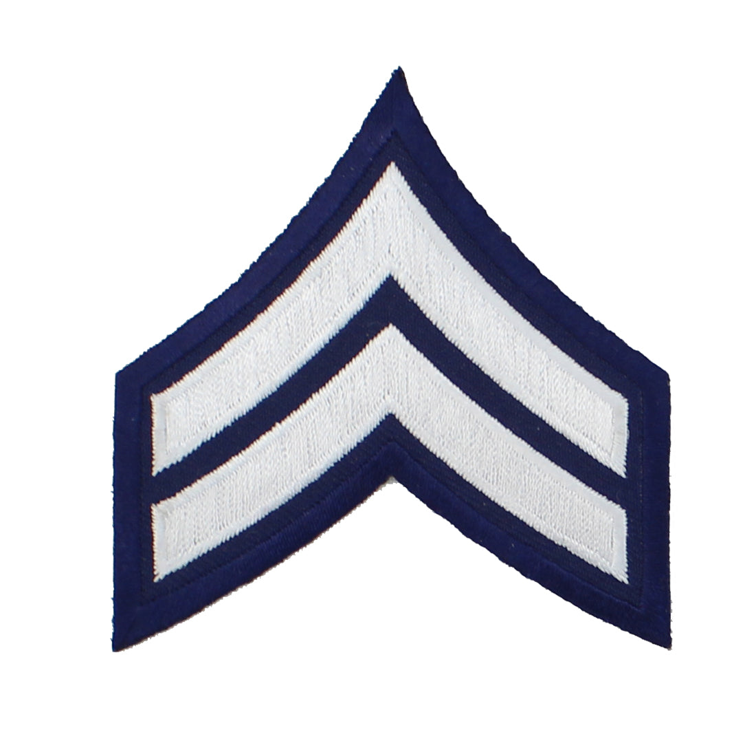 Corporal Chevron (White on Navy Blue) – Uniform Warehouse: Security ...