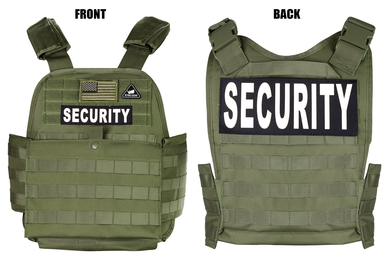 Ryno Gear Adjustable Tactical Plate Carrier – Uniform Warehouse ...