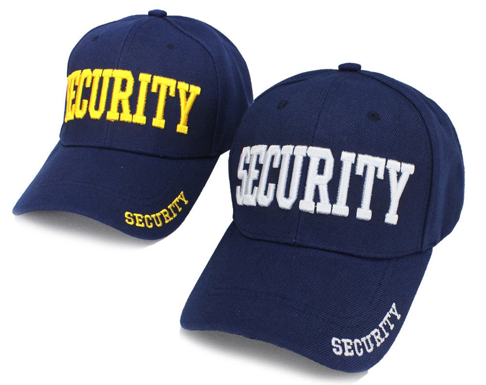 Black and Navy Caps with ID on Front, Rim, and Back – Uniform Warehouse ...