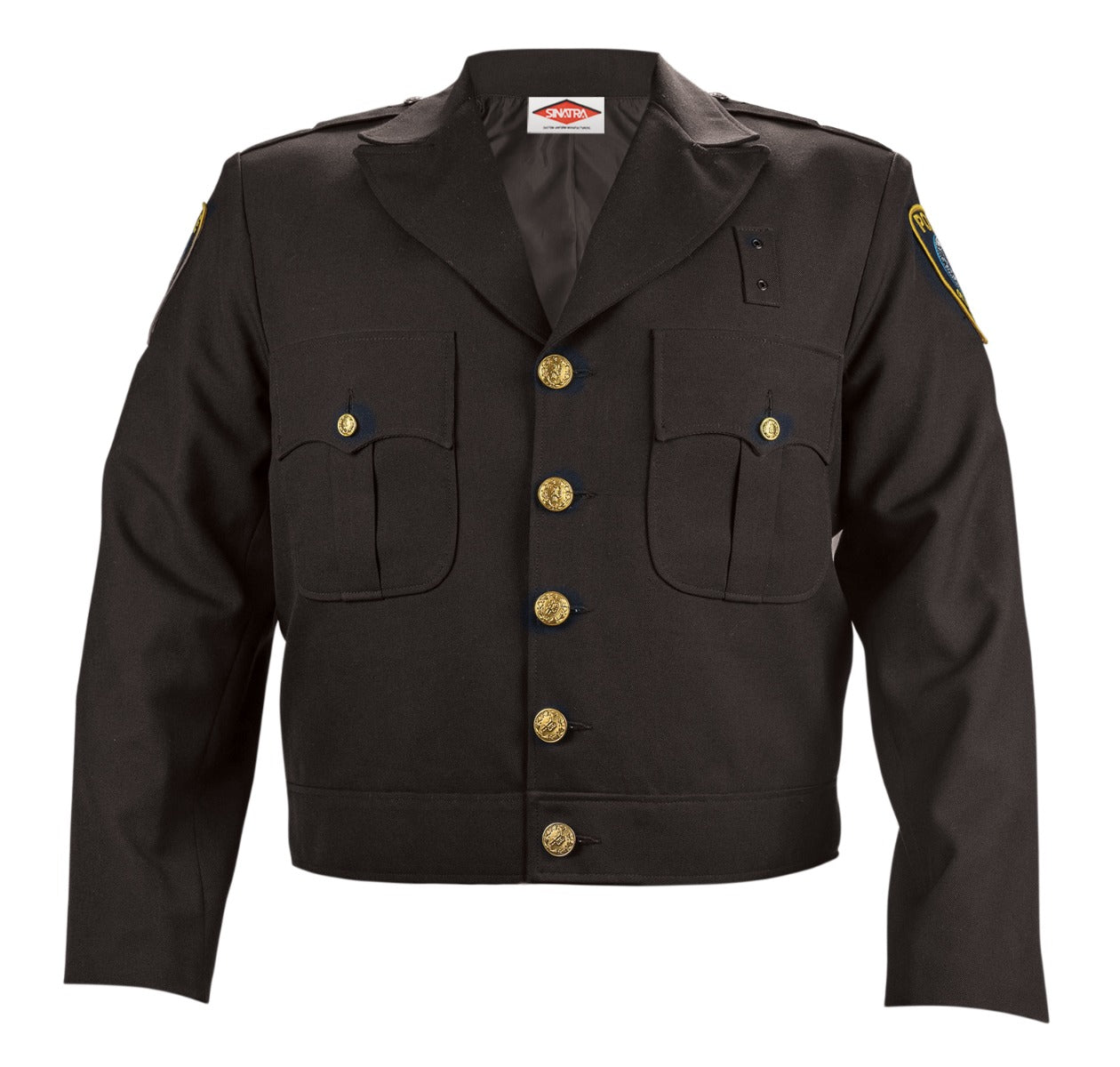 Sinatra Removable Button Front Ike Jacket – Uniform Warehouse: Security ...