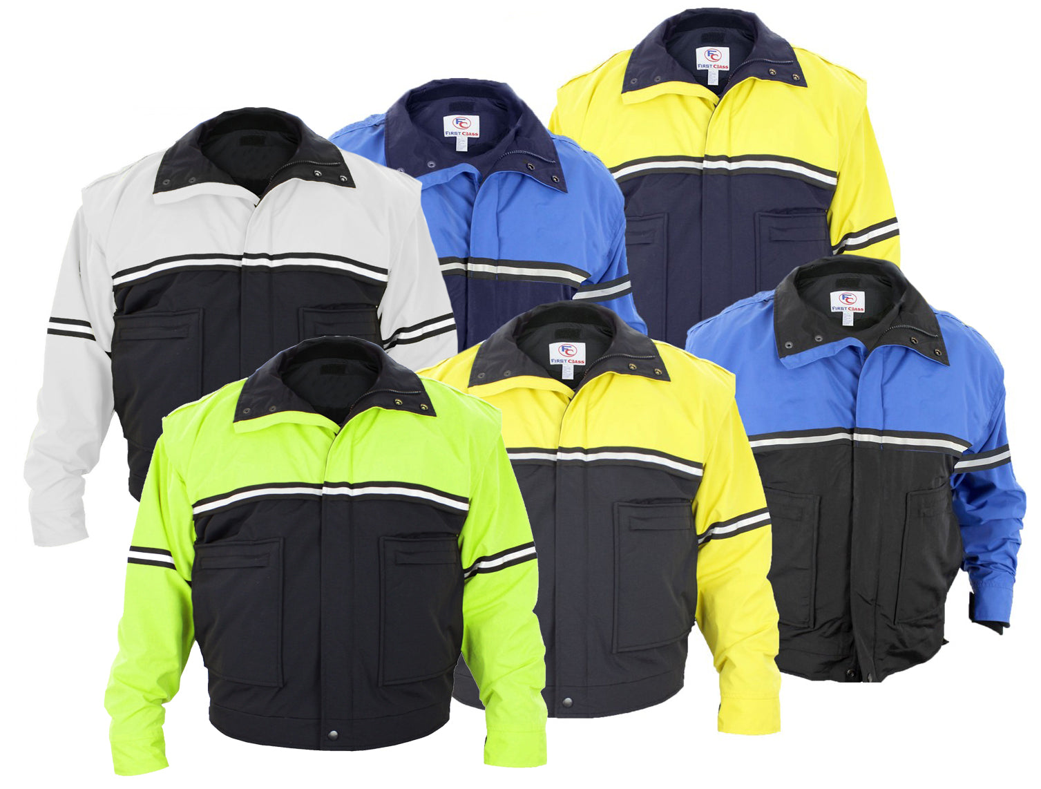 Water Proof Zip-Off Sleeve Bike Patrol Jacket with Removable Liner ...