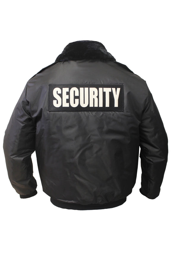 All Season Deluxe Bomber Jacket with Reflective Security ID – Uniform ...