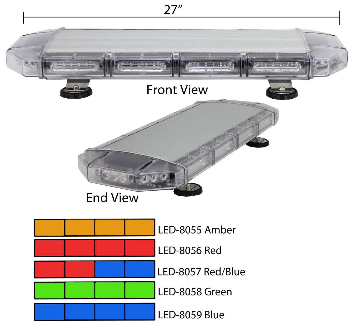 27″ 8000 Series LED Linear Lightbar – Uniform Warehouse: Security ...