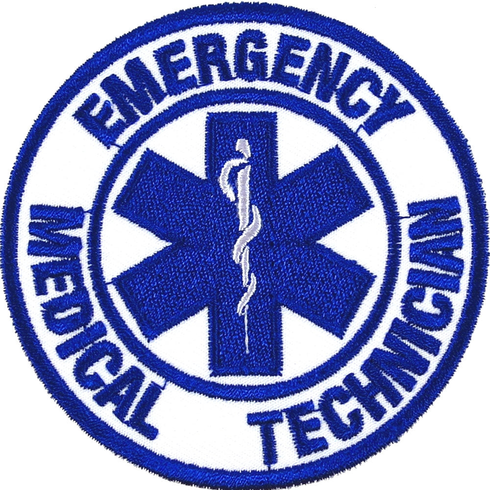 EMT Emblem (Blue on White) – Uniform Warehouse: Security Uniforms ...
