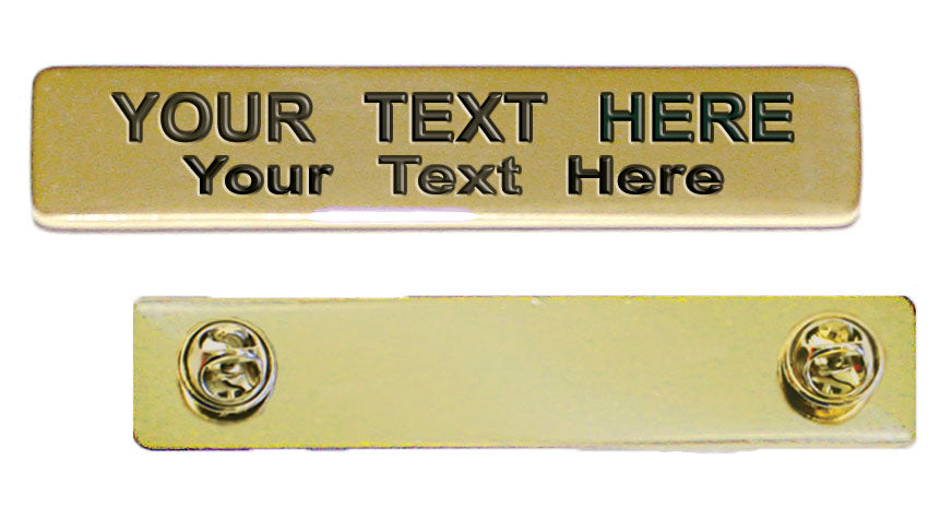Engraved Brass Name Plates – Uniform Warehouse: Security Uniforms ...