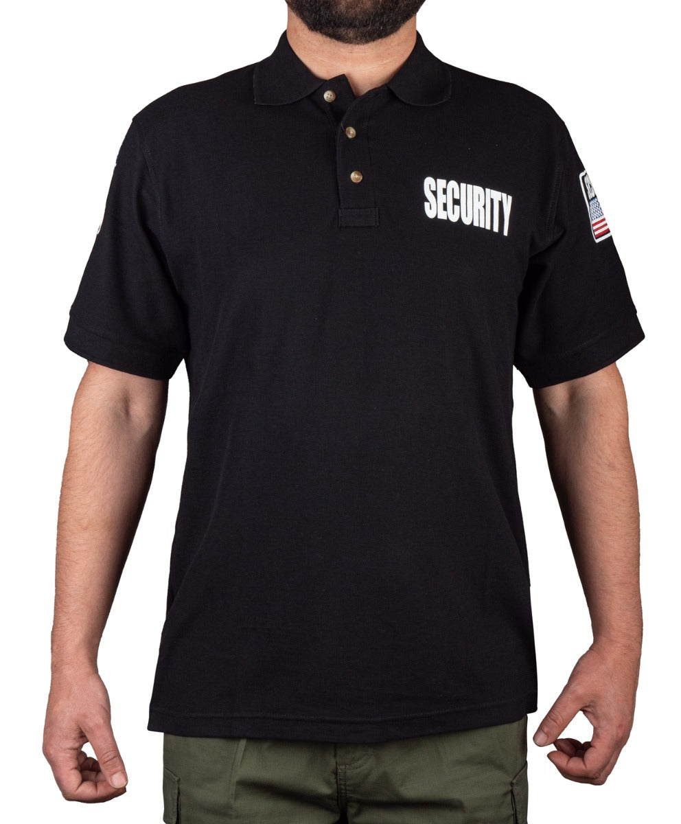 Security Polo with USA Flag – Uniform Warehouse: Security Uniforms ...