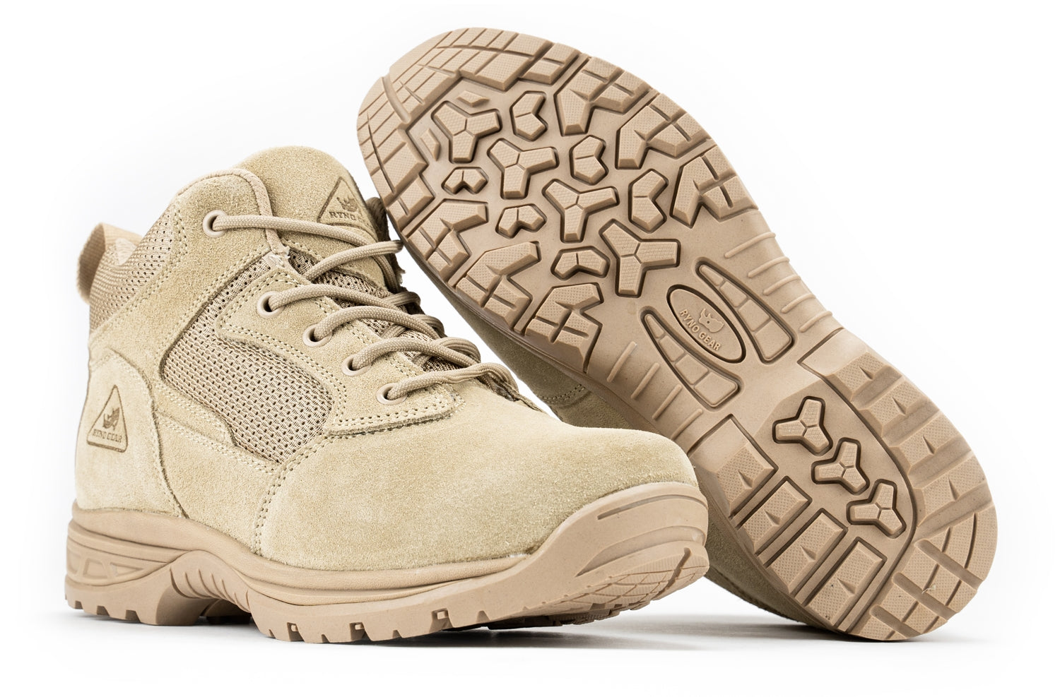 4.5" CoolMax Ryno Gear Tactical Combat Boots (Beige) – Uniform ...