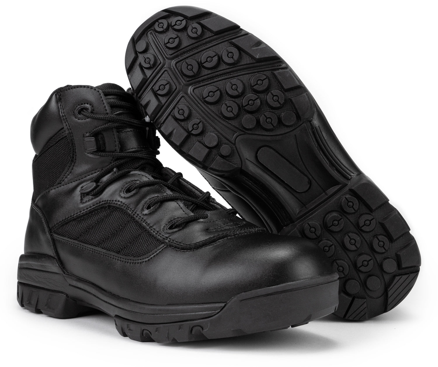 6" CoolMax Ryno Gear Tactical Combat Side Zip Boots (Black) – Uniform ...