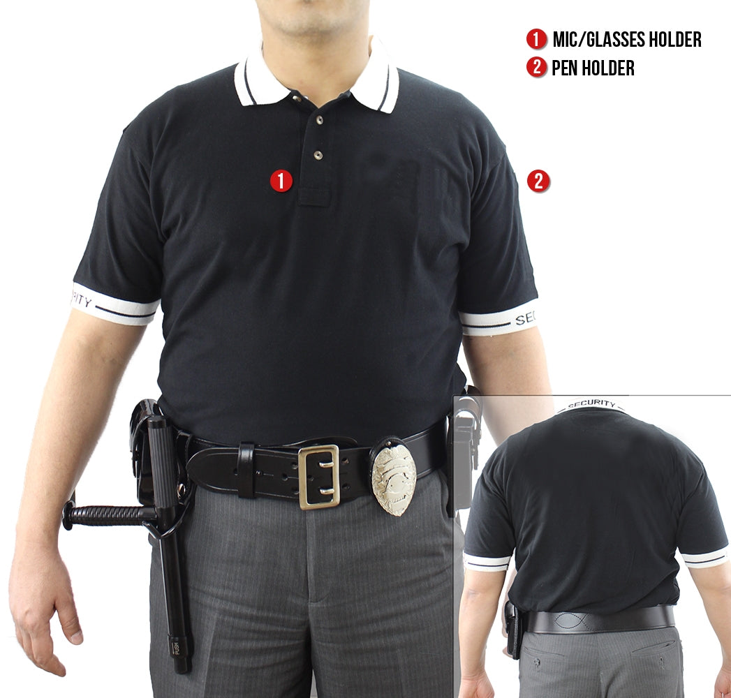 Polycotton Security Polo Shirt (Black) – Uniform Warehouse: Security ...