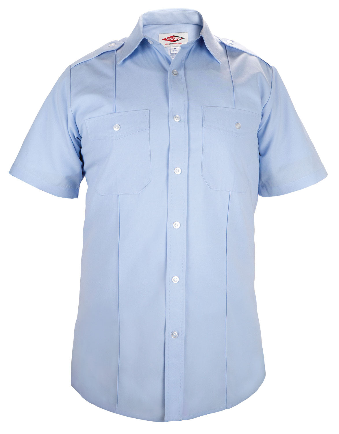 Sinatra Uniform Poly Cotton Short Sleeve Transportation Shirt - Light ...