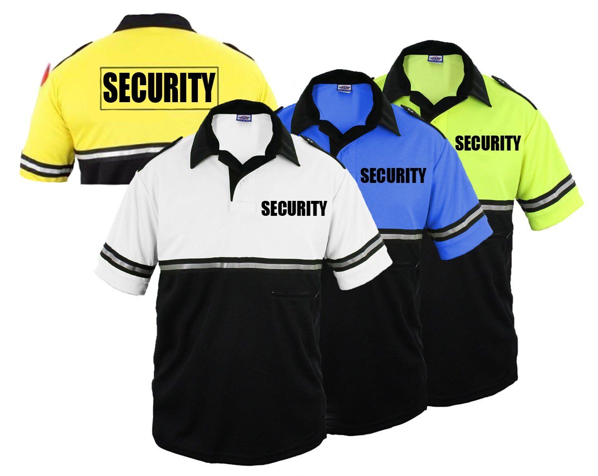 First Class Two Tone Bike Patrol Shirt with Zipper Pocket with Securit ...